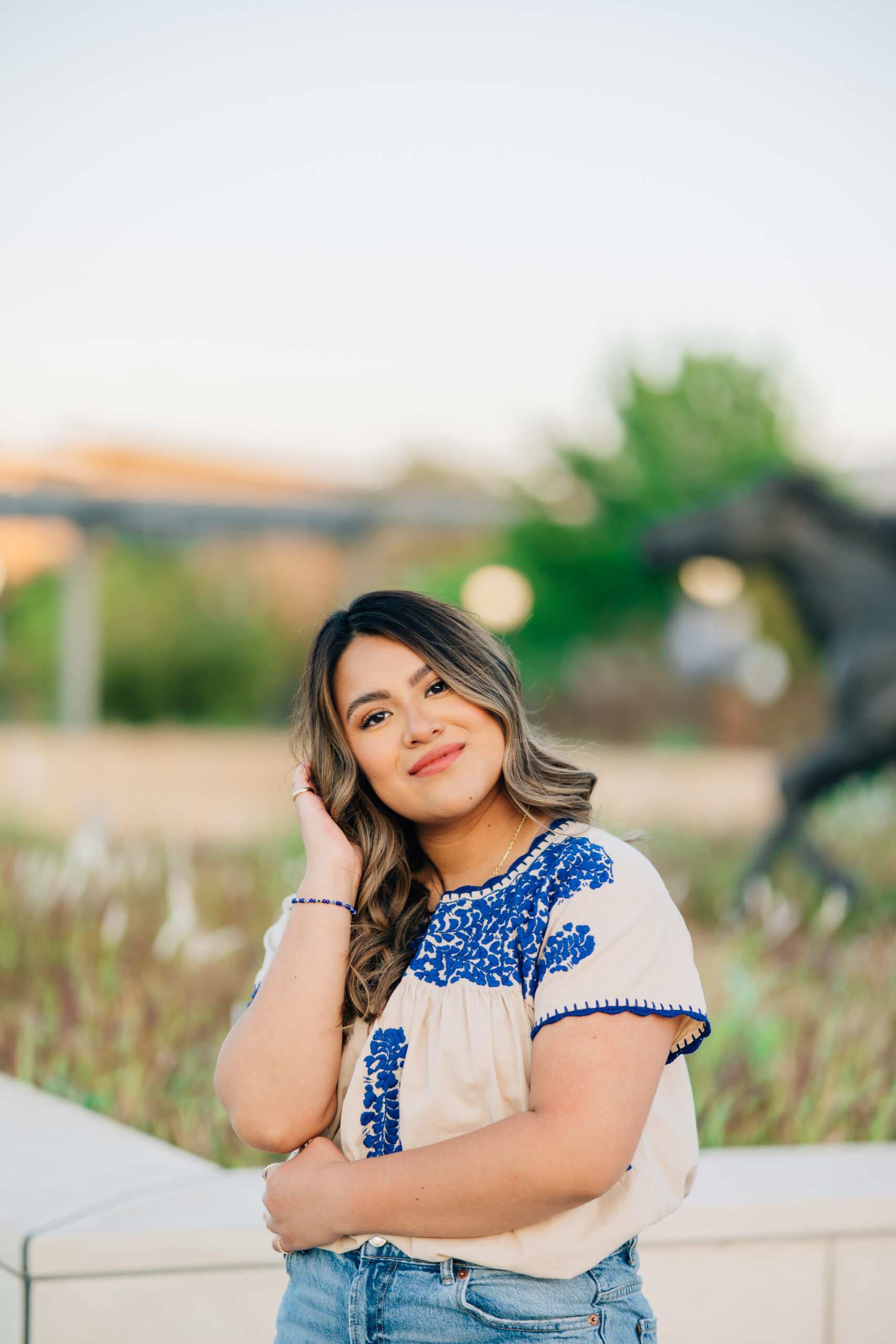 Crystal's Senior Session at UT Arlington - adrienneleighphoto.com