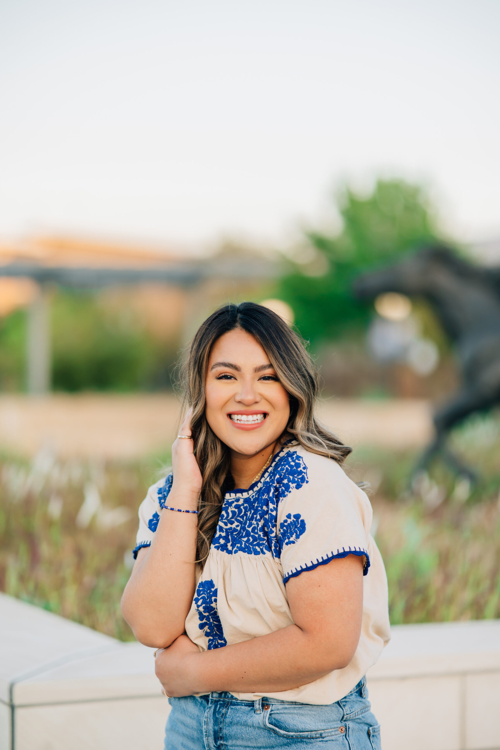 Crystal's Senior Session at UT Arlington - adrienneleighphoto.com