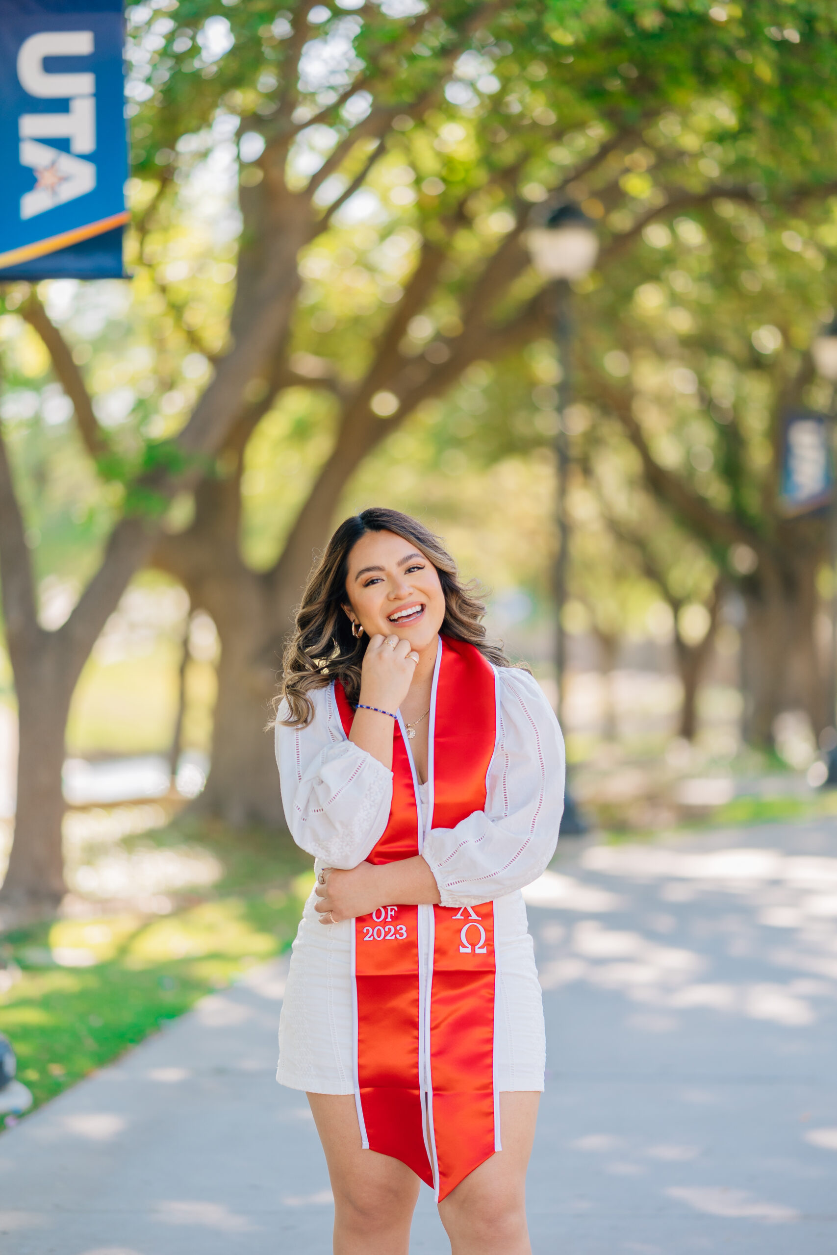 Crystal's Senior Session at UT Arlington - adrienneleighphoto.com